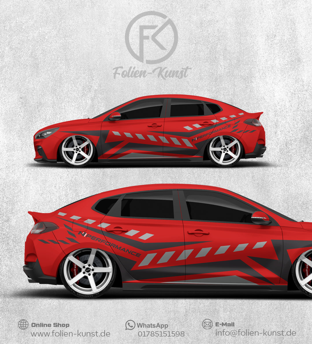 Auto Tuning Folien Styling Dekor universal design #427