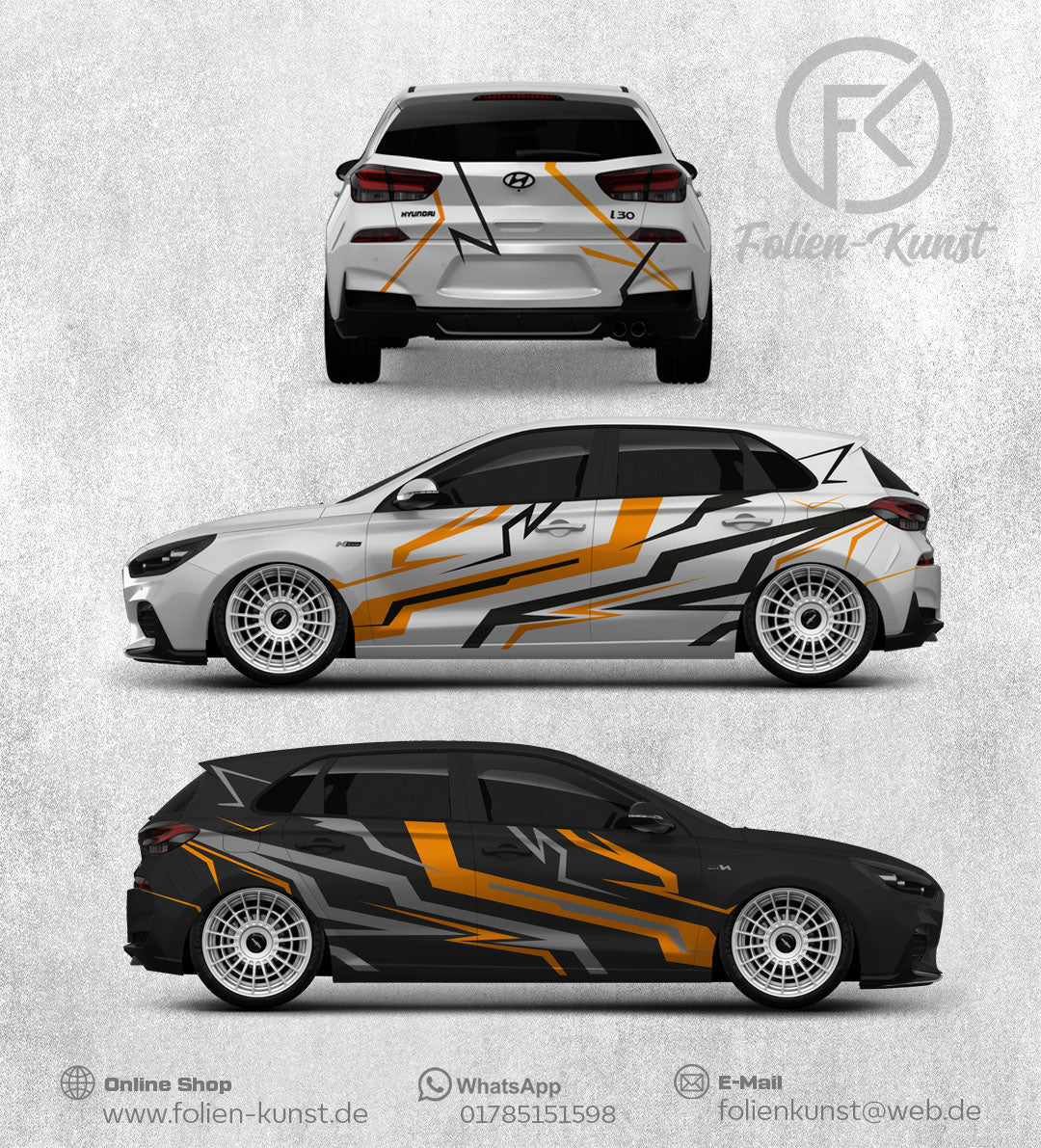 Folien Car Style Dekor Autotuning Folierung CarWrap #212