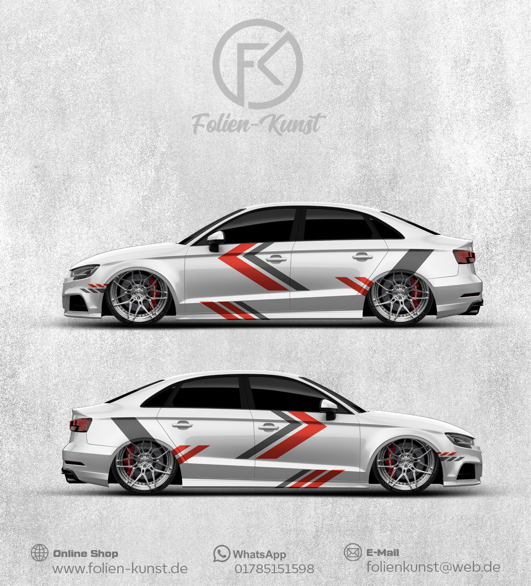 Car StreetStyle CarWrap Folien Dekor Fahrzeugtuning #200